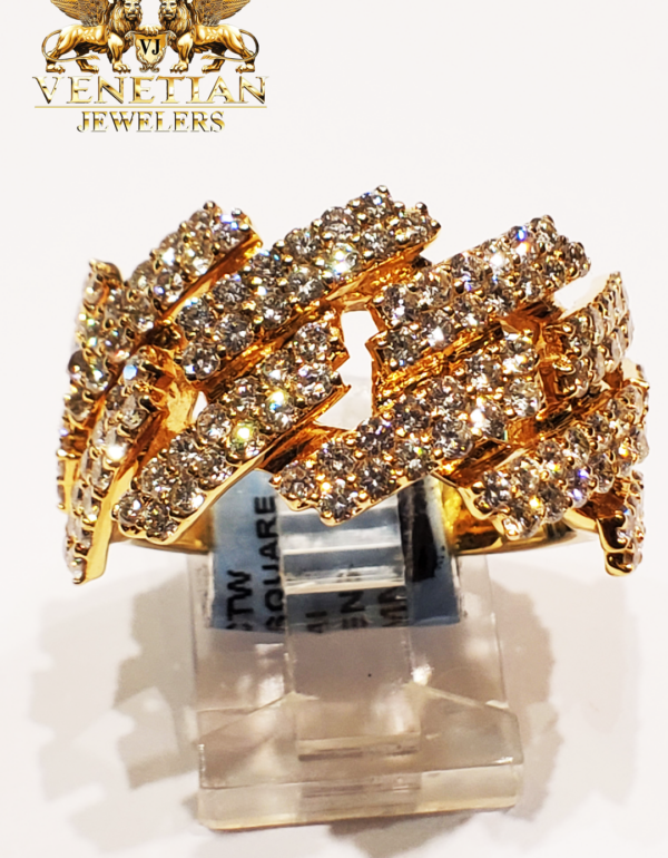 10KT Gold Puerto Rican Flag Ring – VJ Diamond Sanford Orlando