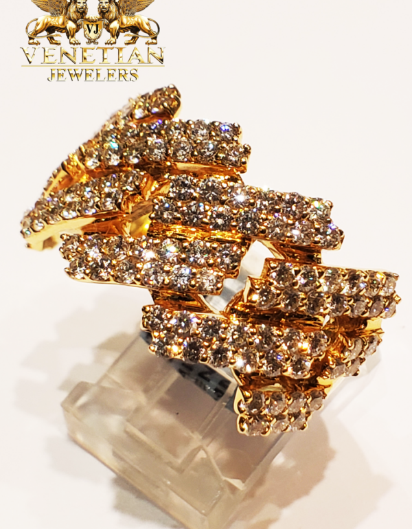 10KT Gold Puerto Rican Flag Ring – VJ Diamond Sanford Orlando