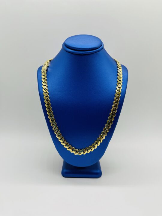10kT Gold 8MM Monaco Necklace - VJ Diamond Orlando