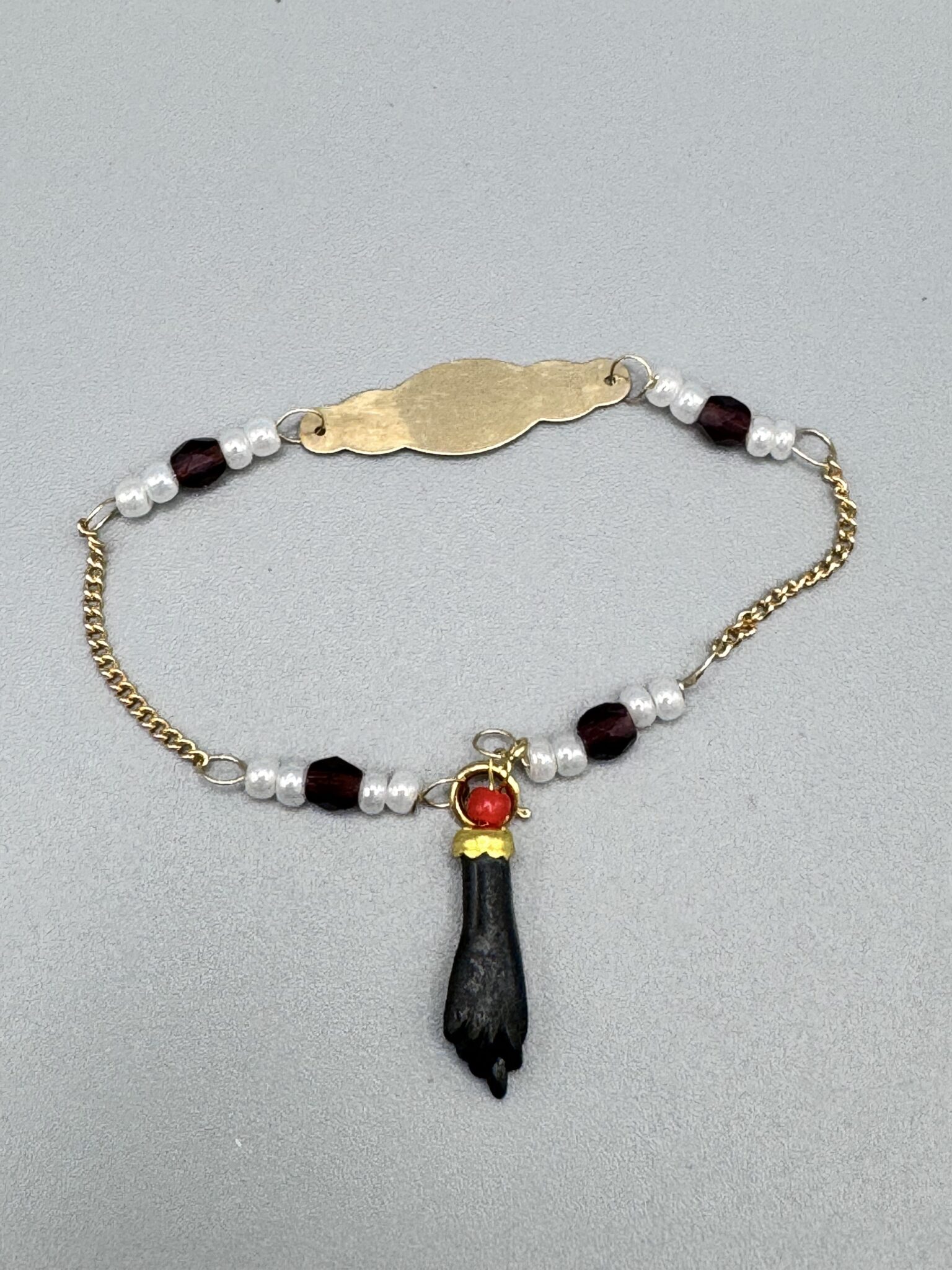 10KT Gold Azabache Boy /Girl Baby Bracelet VJ Diamond Orlando